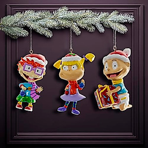 Kurt S. Adler Rugrats Blow Mold 3-Piece Ornament Set, 3.5-Inches, Multicolor