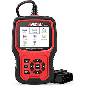 ANCEL VD700 Full Systems Diagnostic Tool Fit for Volkswagen VW Audi Skoda Seat, All Functions OBD2 Scanner Car Code Reader for VAG Vehicles with Battery Registration EPB Reset (Upgraded VD500)