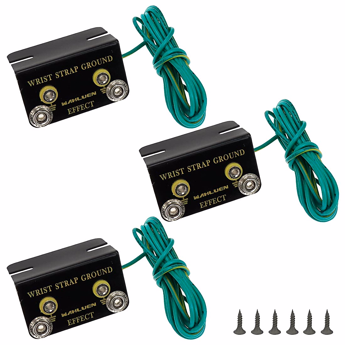 Dahszhi ESD Wrist Strap Ground Cord Bench Mounted with 1.8M Length Cord - 3pcs