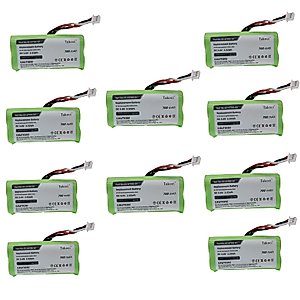Youejoeq (10-Pack) Replacement Battery for Symbol LS4278 LS4278-M DS6878 DS6878-SR 82-67705-01 BTRY-LS42RAAOE-01 Barcode Scanner Battery 700mAh 3.6V - 3.7V NiMH