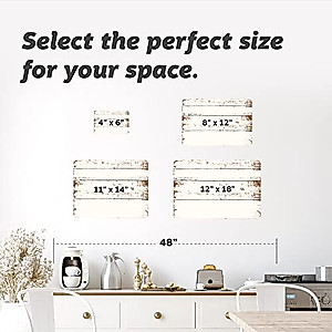 Pattern Pop Personalized Farm Fresh Eggs Rustic Barnwood Look Metal Sign (8x12 Inches)