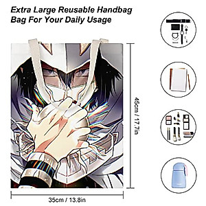 Custom tote bags Personalized Shoulder Bag for women Personalized Canvas Tote Bags with Photo for Work Travel Business Shopping Daily Use Gifts 35×45cm