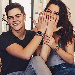 Getino 10 Pack Braided Stretchy Compatible with Apple Watch Band Women 38mm 40mm 41mm 42mm 44mm 45mm 46mm 49mm, Sport Nylon Elastic Solo Loop iWatch Strap Men for iWatch Ultra 2 SE Series 10 9 8 7 6 5