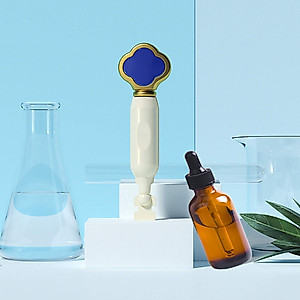 Easeen 48 Pack 2oz Amber Glass Dropper Bottles, Eye Dropper Bottles with Glass Droppers for Essential Oils, Perfumes