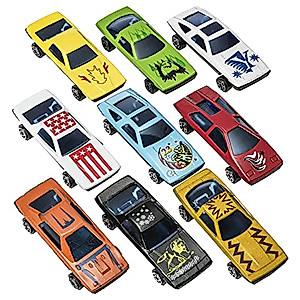 PREXTEX 100 Pc Diecast Cars - Race Cars Toys for Kids - Toy Cars - Car Toys Bulk - Kids Car Toy - Bulk Toy Car - Race Car - Great for Party Favors, Easter Eggs Filler, Cake Toppers, Stocking Stuffers