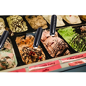 Ice Cream Spade - Stainless Steel Ice Cream Paddle for Hard or Creamy Ice Cream - Ice Cream Scoop with Comfortable Plastic Handle - Heavy Duty Strong, Durable Bend Proof Ice Cream Scooper