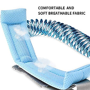 Toddler Leash Safety Harness with Induction Lock, Reflective Anti Lost Wrist Link Walking Belt Straps for Toddlers, Babies, Kids, Wrist Band for Outdoor Activities, Shopping (Blue, 2m)