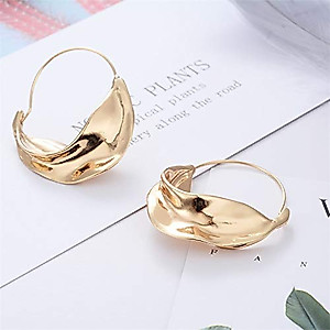 Fulani earrings gold Fulani swirl large gold large celinehoop earrings chunky basket