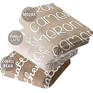 Boho Personalized Name Baby Blankets for Girls with Name - Bohemian Baby Name Blanket - Personalized Custom Baby Girl Blankets - Baby Stroller Blanket