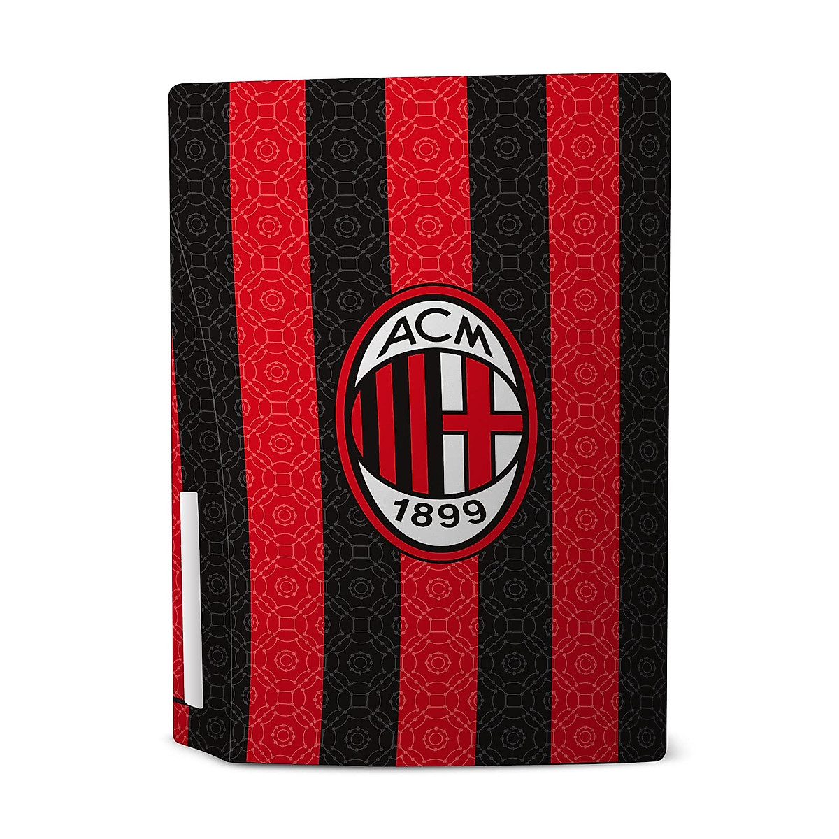Head Case Designs Officially Licensed AC Milan Home 2020/21 Crest Kit Vinyl Faceplate Sticker Gaming Skin Decal Cover Compatible With Sony PlayStation 5 PS5 Disc Edition Console & DualSense Controller