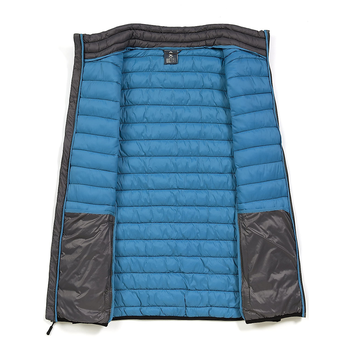 Little Donkey Andy Men's Lightweight Warm Puffer Vest Outdoor Sleeveless Jacket for Golf Hiking Casual Travel Steel Gray M