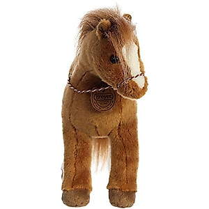 Breyer Aurora® Exquisite Quarter Horse Stuffed Animal - Realistic Detailing - Imaginative Play - Brown 13 Inches