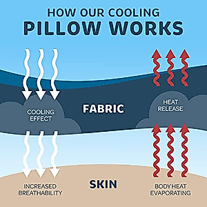 Pharmedoc Little Garoo Toddler Pillow with Pillowcase – 14x19 Pillow – Pink Cooling Cover Toddler Pillows for Sleeping, Kids Pillow, Travel Pillows for Sleeping, Mini Pillow, Toddler Bed Pillows