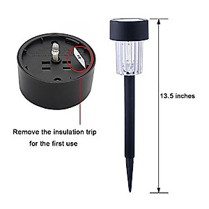 Maggift 12 Pcs Solar Pathway Lights, Landscape Lights for Outdoor, Patio, Yard Deck, Driveway and Garden