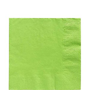Kiwi Luncheon Paper Napkins Big Party Pack, 100 Ct. 6 1/2" x 6 1/2"