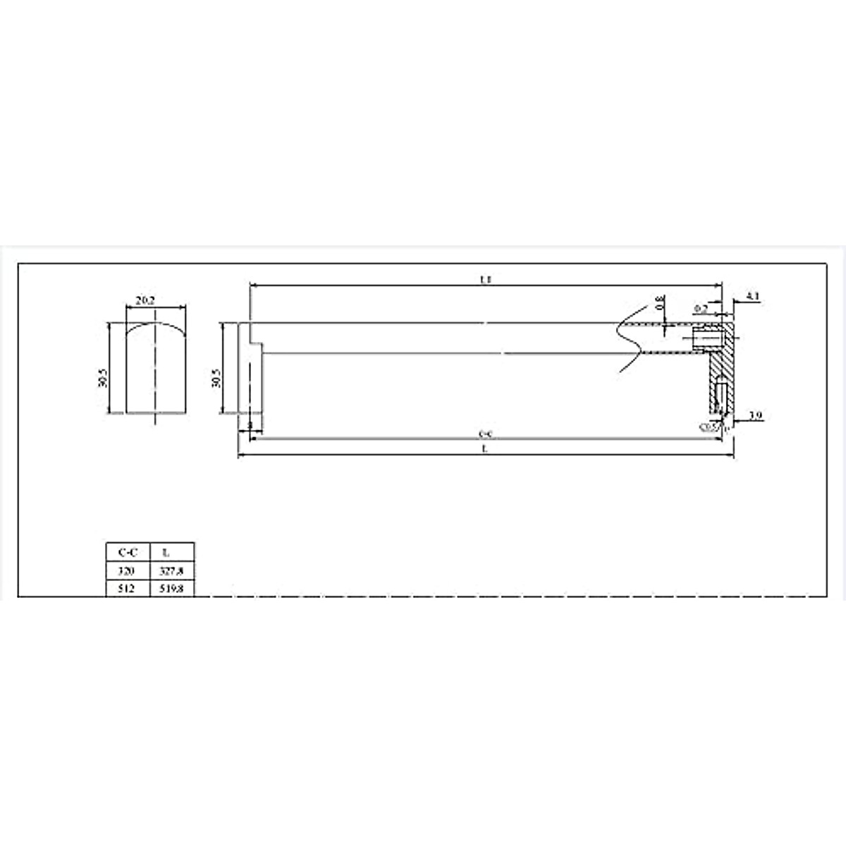 Richelieu Hardware BP525320195 Hamilton Collection 12 5/8-inch (320 mm) Center-to-Center Brushed Nickel Modern Cabinet and Drawer Pull Handle for Kitchen, Bathroom, and Furniture