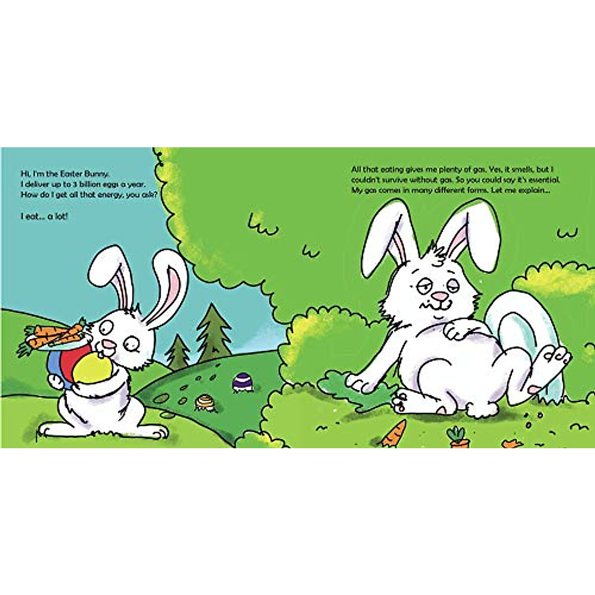 Book of Bunny Farts: A Cute and Funny Read Aloud Easter Picture Book For Kids and Adults, Perfect Easter Basket Gift for Boys and Girls (Farting Adventures)