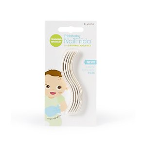 Frida Baby NailFrida The S-Curved Baby Nail Files, Nail Trimmer for Baby, Designed for Small Fingers, 5 Count