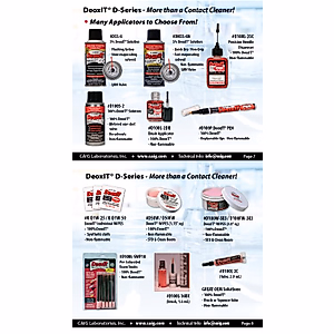 DeoxIT D5S-6 Spray, More Than A Contact Cleaner, 142g, Low-Med-High Valve, Pack of 1