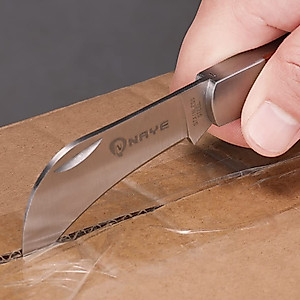 NAYE Folding Garden Knife With Lock Back Hawkbill Blade For Pruning Foraging Mushroom,Gardening Gift For Gardeners