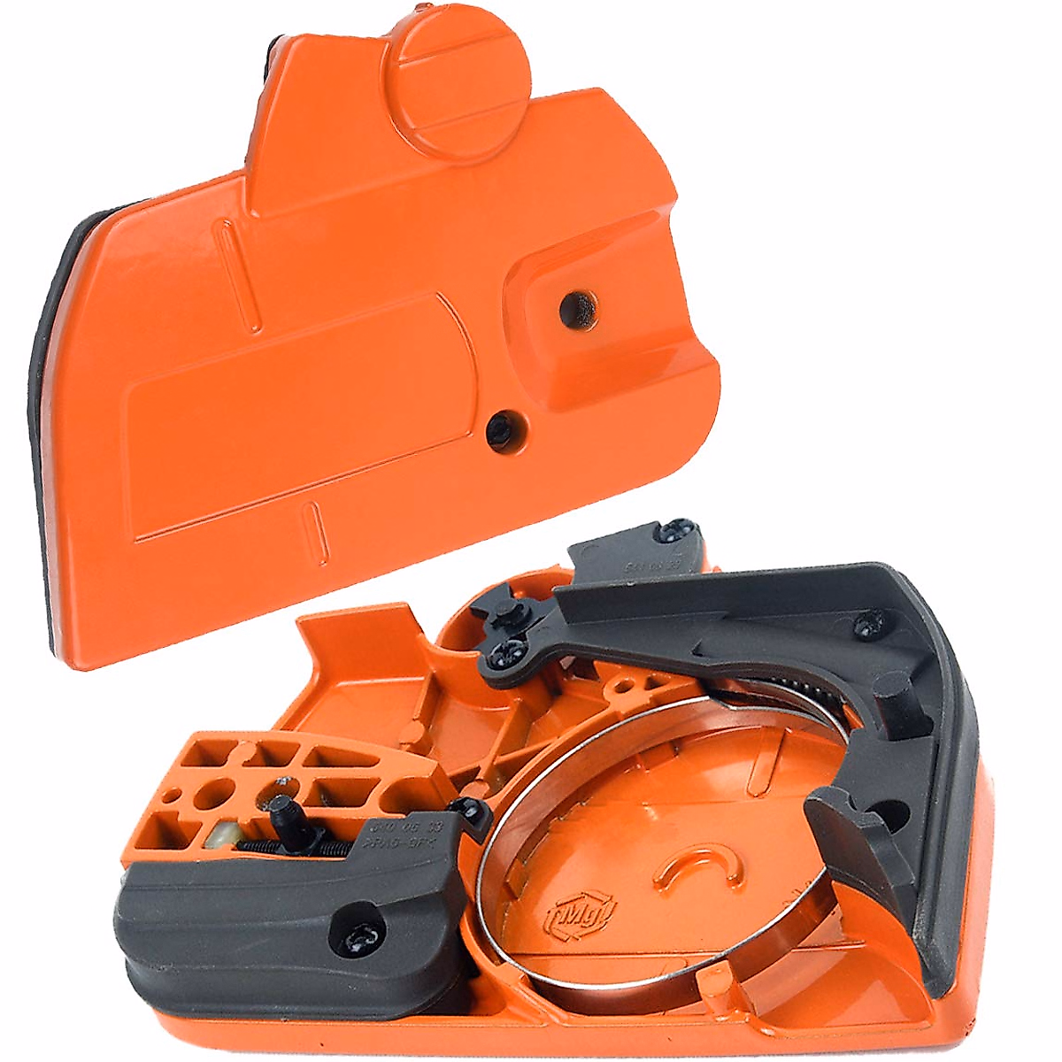 NAKAO Chainsaw Clutch Cover with Brake, for Husqvarna 445,450 Replaces OEM 544097902, 578097901