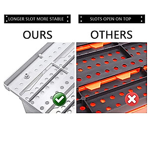 RIVTUN Transparent Garage Organizer Bins, 30PCS Wall Mounted Storage Small Parts Bins With White Pegboard to Store Nuts,Bolts, Screws, Nails