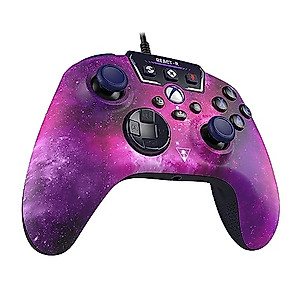 Turtle Beach REACT-R Wired Game Controller – Officially Licensed for Xbox Series X & S, Xbox One, and Windows 10|11 PC’s – Nebula
