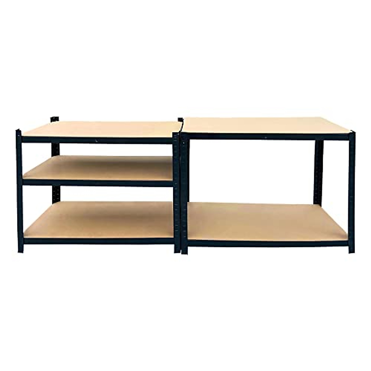 5-Tier Garage Shelving Unit,Heavy Duty Shelving Unit, Bolt-Free Assembly Adjustable Shelves,for Home/Office/Dormitory/Garage, Black-168cm x 75cm x 30cm(66.14''x29.53''x 11.81'')