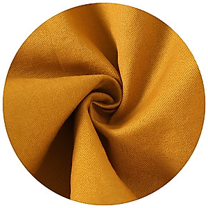 YOUNGER STAR Toddler Baby Girl Fall Outfits Long Sleeve T-shirt Top Suspender Skirt Overalls Toddler Girls Clothing Sets(2-3T,Yellow & T-shirt)