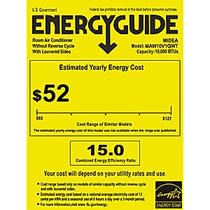 Midea 10,000 BTU U-Shaped Smart Inverter Window Air Conditioner–Cools up to 450 Sq. Ft., Ultra Quiet with Open Window Flexibility, Works with Alexa/Google Assistant, 35% Energy Savings, Remote Control