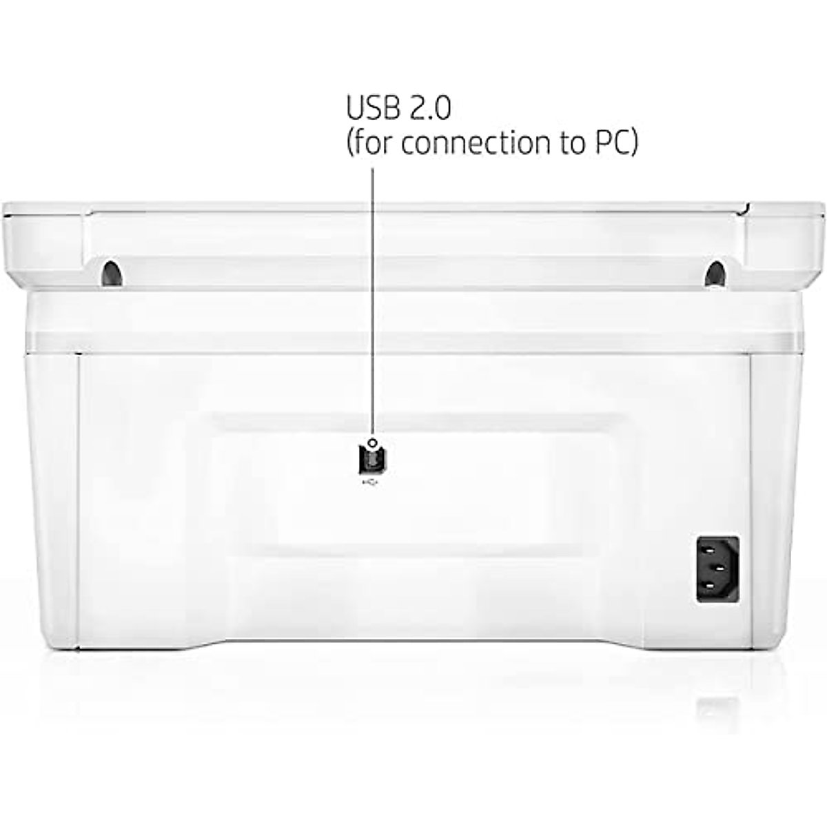 HP Laserjet Pro MFP M29W All-in-One Wireless Monochrome Laser Printer, White - Print Scan Copy - 1.0" Icon LCD Display, 19 ppm, 600 x 600 dpi, 8.5 x 11.69, Hi-Speed USB, Cbmou External Webcam