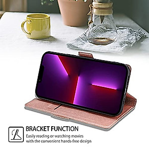 Fansipro Wallet Folio Case for Oppo Reno 2 Z, Premium PU Leather Slim Fit Cover for Reno 2 Z, 1 Card Slot, Handy, Golden