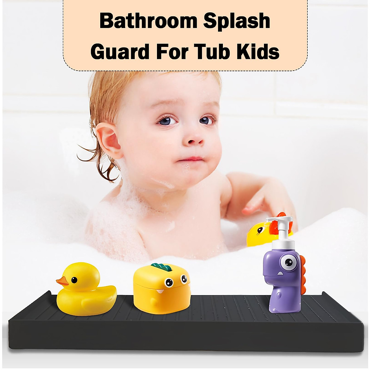 Silicone Sink Edge Protectors, Kitchen Sink Splash Guards, 4" x 20" Multifunction Sink Accessories, Splash Guard For Bathtub Sink, Countertop Protectors For Granite/Quartz Kitchen Sink