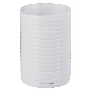 PATIKIL Wicker Repair Kit, Flat Synthetic Plastic Rattan Weaving Material for Garden Furniture Chair Table Sofa Storage Basket 0.55 LB, White