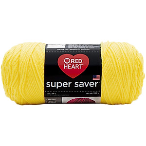 Red Heart Super Saver Yarn-Bright Yellow