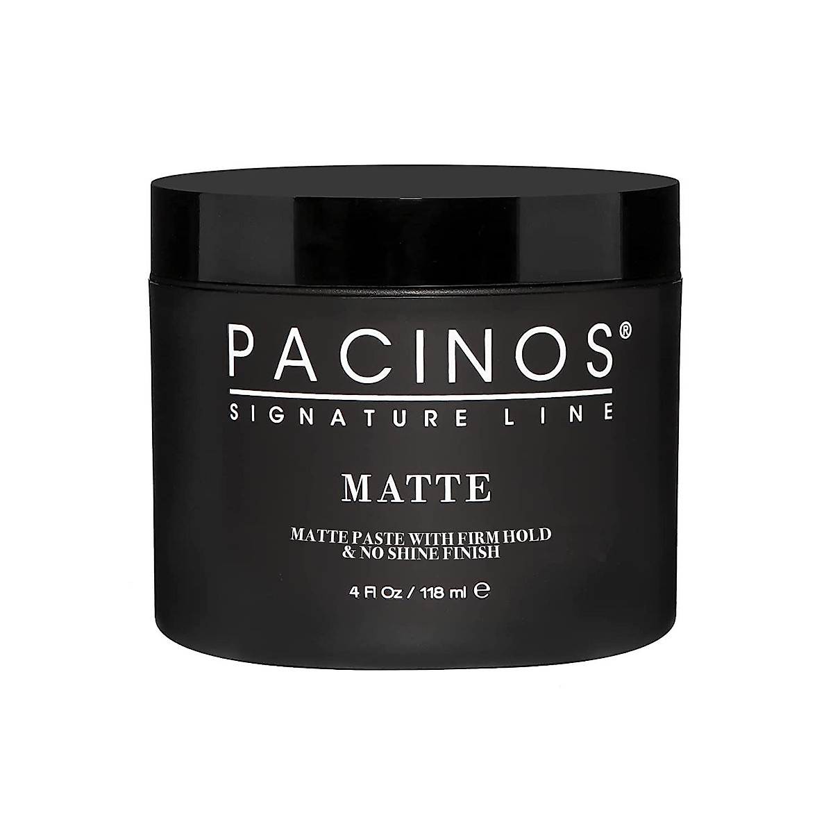 Pacinos Matte Hair Paste - Firm Hold, No Shine, Sculpting & Styling Wax, Long Lasting Definition & Texture, No Flakes, All Hair Types, 4 fl. oz.