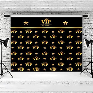 9x6FT VIP Photography Backdrop Red Carpet Event Backdrop for Star Catwalks Stage Photography Background Cine Film Show Booth Celebrity Activity Portrait Party Banner Wallpaper