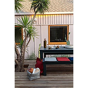 Graf Lantz Medium 8-Inch Merino Wool Felt Bako Bin, Minimalist Storage Solution, Odor, Stain, Heat & Dirt Resistant, Charcoal