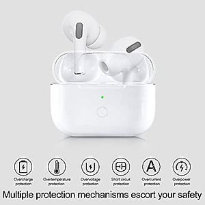 Compatible for AirPods Pro 2nd Generation Charging Case Replacement, Compatible for Wireless AirPods Pro 2 Charger Case with Bluetooth Pairing Sync Button,660 mAh Built-in Large Battery