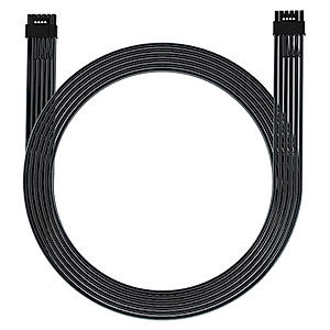 16Pin GPU 12VHPWR PCIe 5.0 Cable: 16AWG ATX 3.0 12VHPWR 16PIN PCIE Cable, 600W Male to Male 12+4 Pin PCIE Cable for RTX 4090 4080 3090TI 4070Ti for MSI, Gigabyte, GameMax, Thermaltake Power Supply