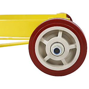 55 Gallon Drum Dolly 1pk - 1200 lb Capacity Oil Barrel Drum Roller Cart - Low Profile Steel Oil Drum Caddy