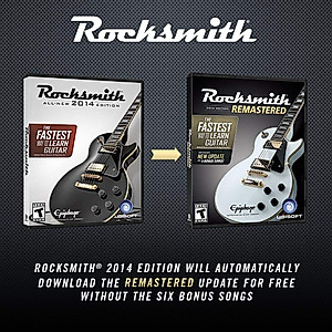Rocksmith 2014 Edition - Xbox 360 (Cable Included) (Renewed)