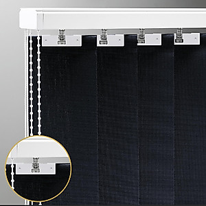 20Pcs Vertical Blind Repair Vane Savers Metal Vertical Blind Repair Clip Blind Repair Tabs for Vertical Window Blinds Replacement Slats