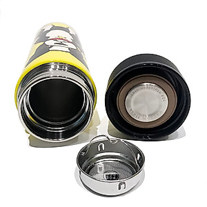 Marc Tetro Hollywood Boston Terrier Vacuum Insulated Water Bottle