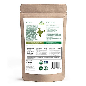 Organic Moringa Powder - 1.10 lbs (17.64 oz) | USDA Organics, Non-GMO, Kosher, Halal, Moringa Olifera Powder - 100% Raw and Natural, by SHOPOSR