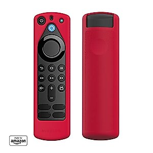 Made for Amazon Remote Cover Case, for Alexa Voice Remote (3rd Gen) - Red
