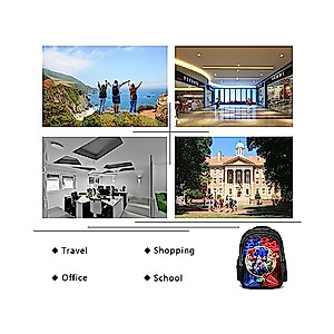 ZENCIX Cartoon Backpack Gift Casual Travel Backpack 16inch B