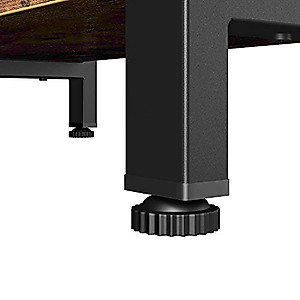 IRONCK Industrial Bookcase, 5-Tier Bookshelf for Living Room, Bedroom, Farm House, Kitchen, Office Decor and Storage