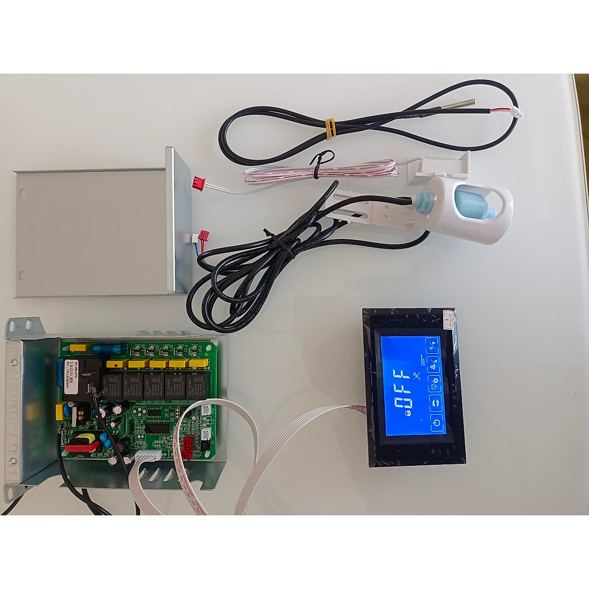 Business Cube ice Maker Controller kit Industrial ice Machine Control Card kit Commercial ice for Vevor,Cotlin, Cooski, Chinese Brand ice Machines,with 6 Parts in Total