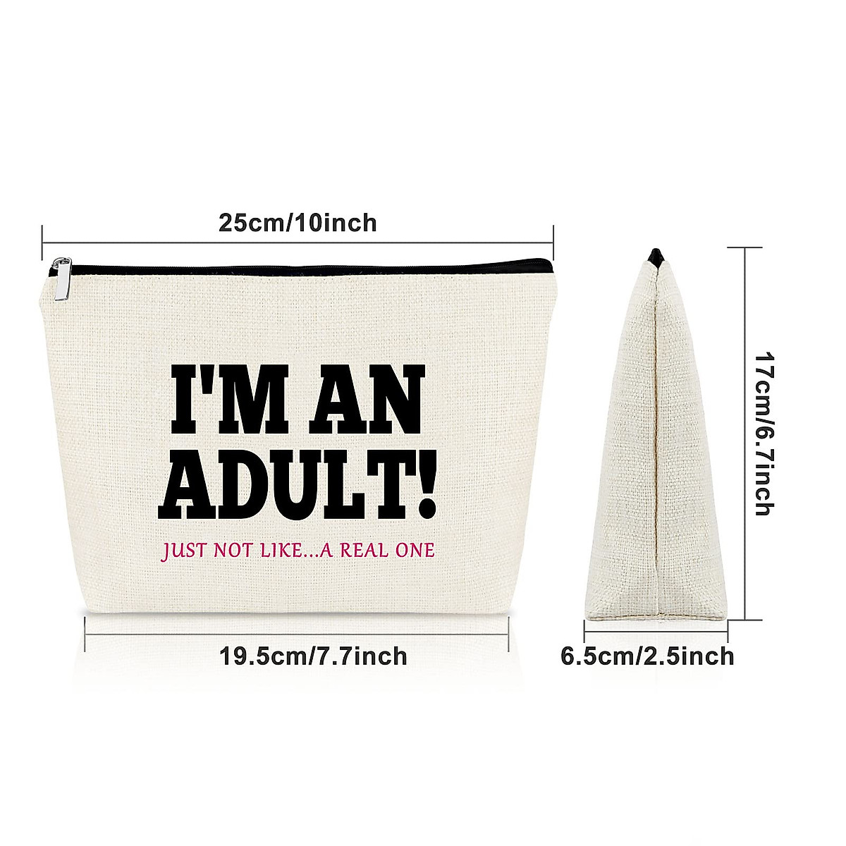 18th birthday gift for Sister Friend Makeup Bag for 18 Year Old, Teen Girls Cosmetic Bag Happy birthday gift for Daughter Granddaughter Gift Christmas Gifts Cosmetic Travel Bag